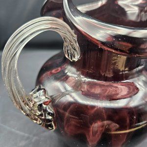 Dining | A Beautiful Amethyst Color Pitcher With Fluted Edges | Poshmark